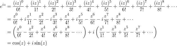 La fórmula de Euler . Logaritmo de números negativos